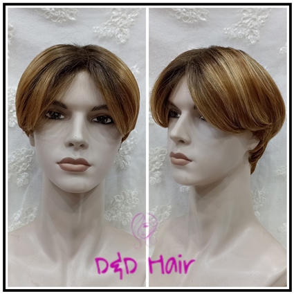 Jual Wig Rambut - Wig Pria - D&D10101 - Black - Wig Cowok - Wig Korea ...