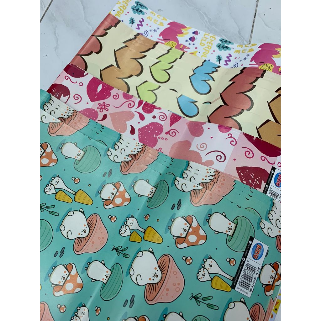 Jual [HOME MART] Kertas Kado Tambahan Packing Kertas Kado Lucu Tambahan ...