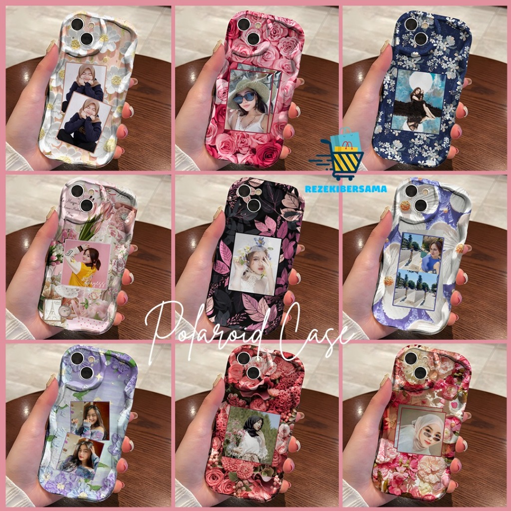 Jual SOFTCASE MELTING CUSTOM REQUEST FOTO GAMBAR POLAROID BISA PAKAI ...
