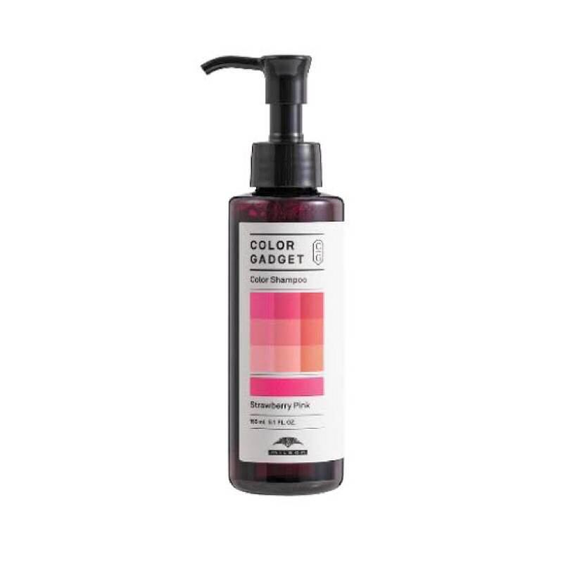 Jual Milbon color gadget strawberry pink shampoo color 150ml | Shopee ...