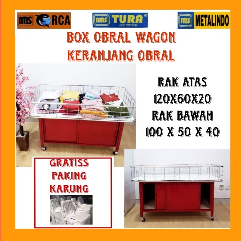 Jual Box obral wagon MBS keranjang obral baju | Shopee Indonesia
