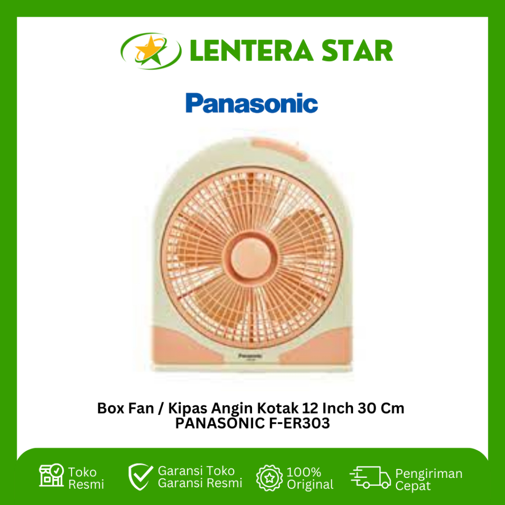 Jual Box Fan / Kipas Angin Kotak 12 Inch 30 Cm PANASONIC F-ER303 FER ...