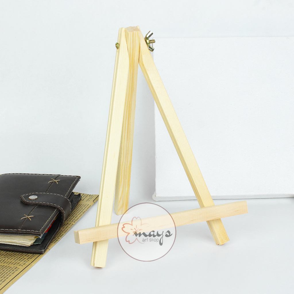 Jual Easel Kayu Stand Lukis Canvas 24 cm - Easel Mini Kecil Kanvas ...