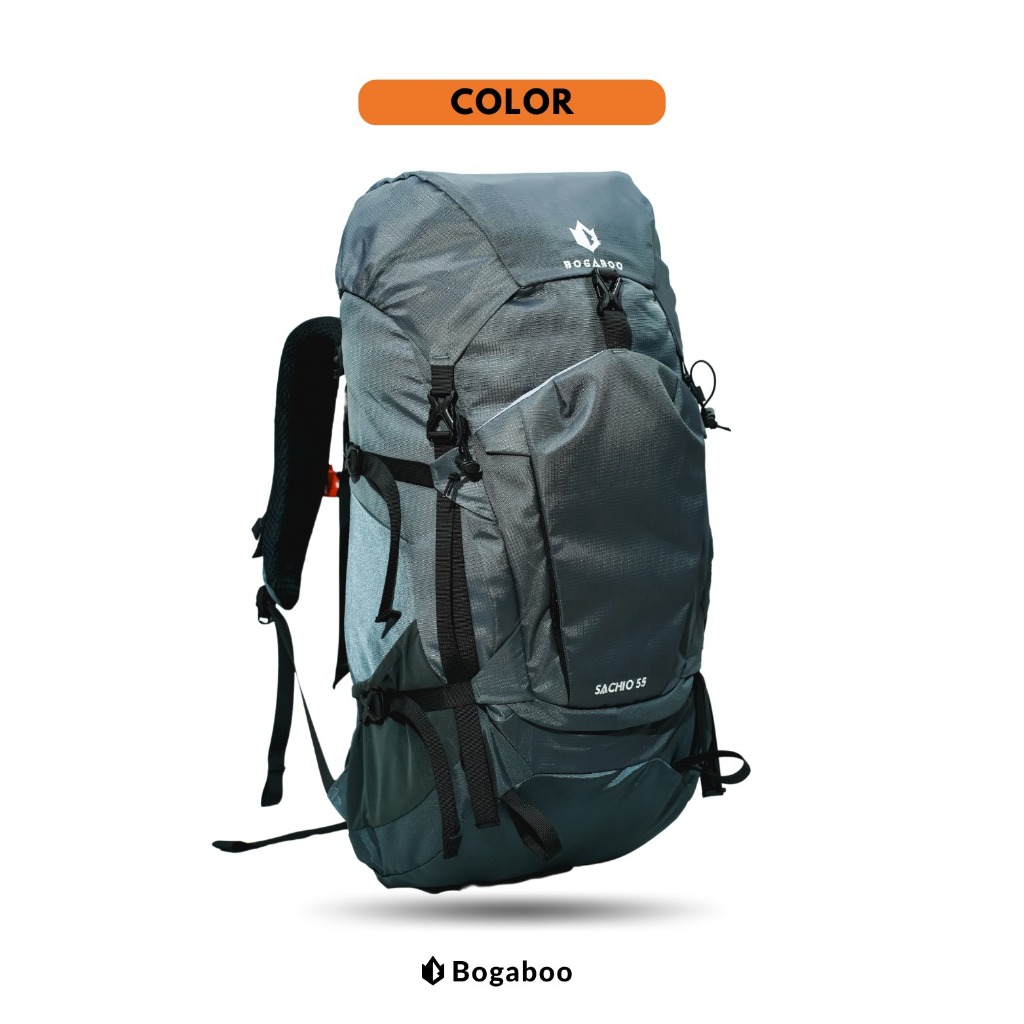 Jual BOGABOO sachio tas gunung carrier ultralight 55 L Tas Keril BOGABOO Seri sachio 55 L - tas ...