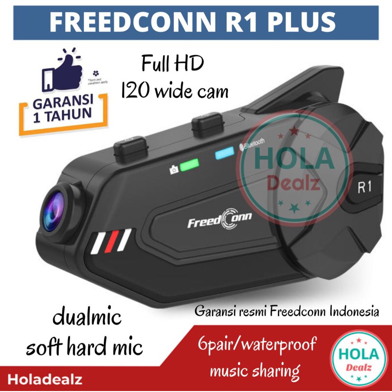 Jual FREEDCONN R1 PLUS CAMERA NIGHT VISION PLUS INTERCOM R1 PLUS ...