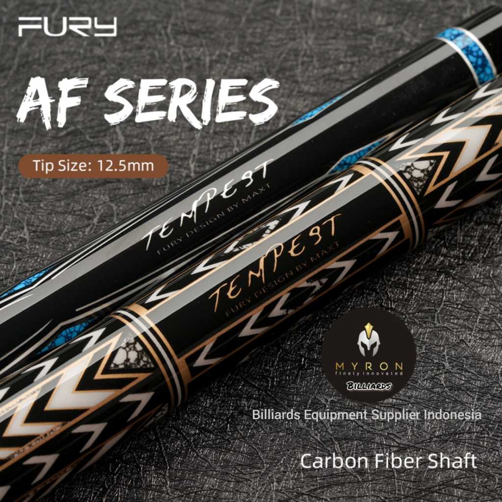 Jual Stick Billiard Fury Tempest AF Series~Carbon Shaft~AF-1 & AF-2 ...