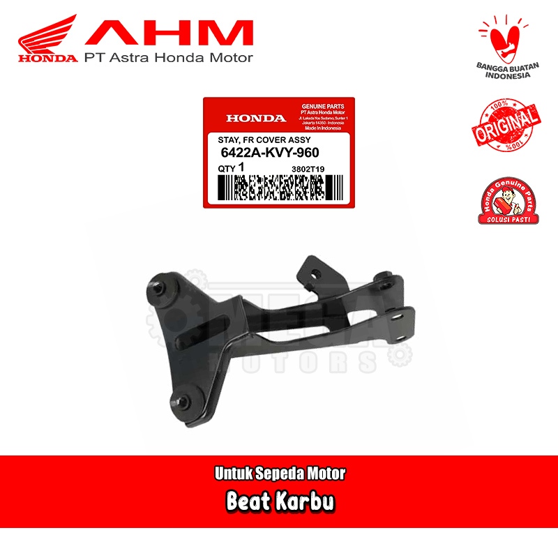 Jual Besi Dudukan Panel Perisai Lampu Depan Honda BeAT Karbu Original ...