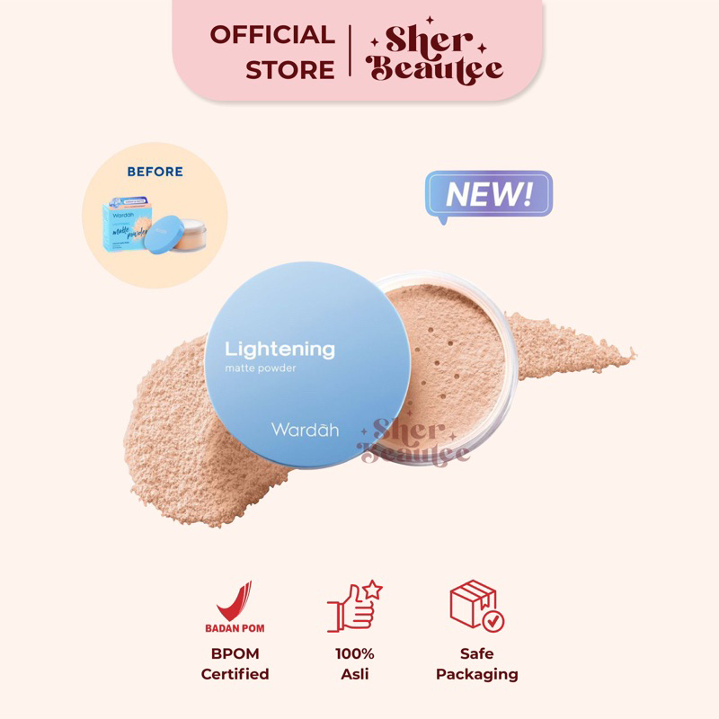 Jual Wardah Lightening Matte Powder SPF 20 PA++ | Shopee Indonesia