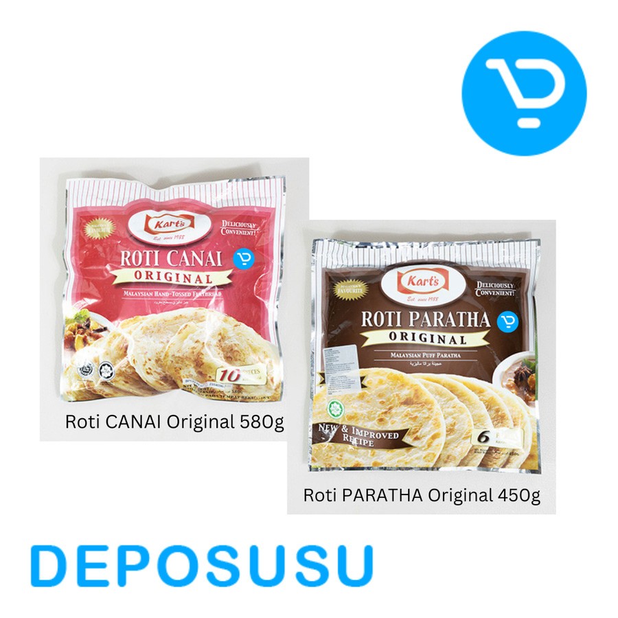 Jual KART'S Karts Roti Paratha Original & Canai | Shopee Indonesia