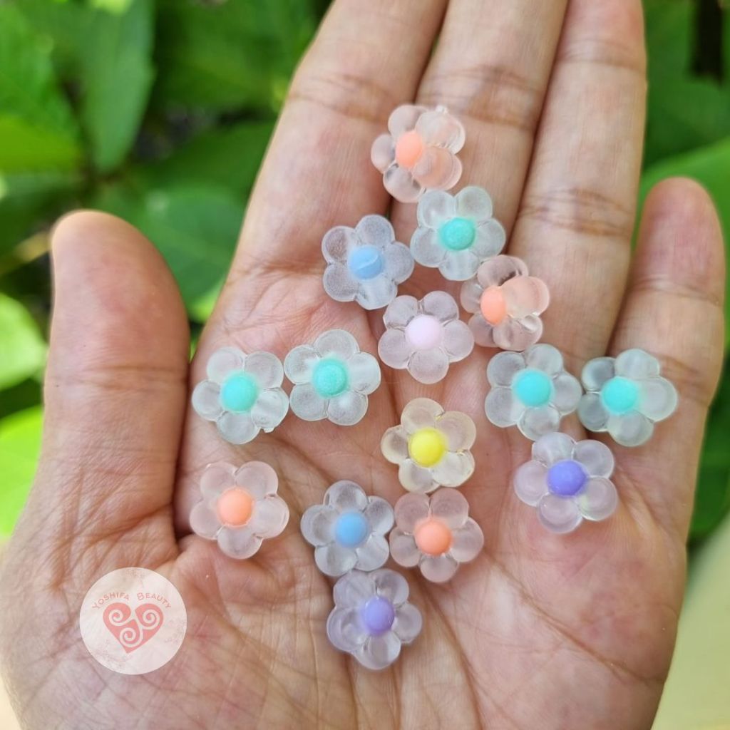 Jual Manik Manik Kristal Mote Bunga Love Manik Candy Lucu Import | Mote ...