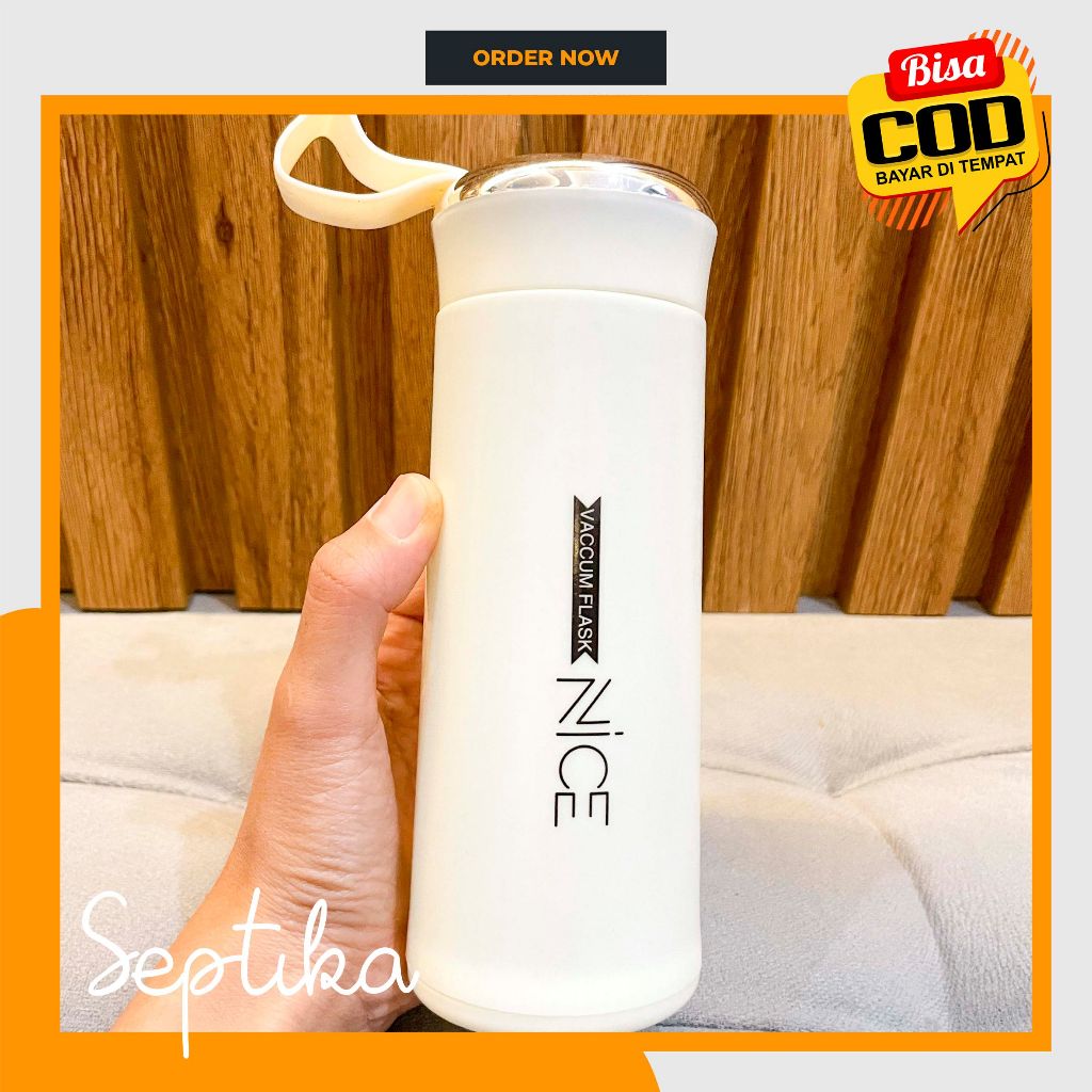 Jual Botol Kaca Nice Tanpa Box Grosir Tumbler Glass Termos Air Panas ...
