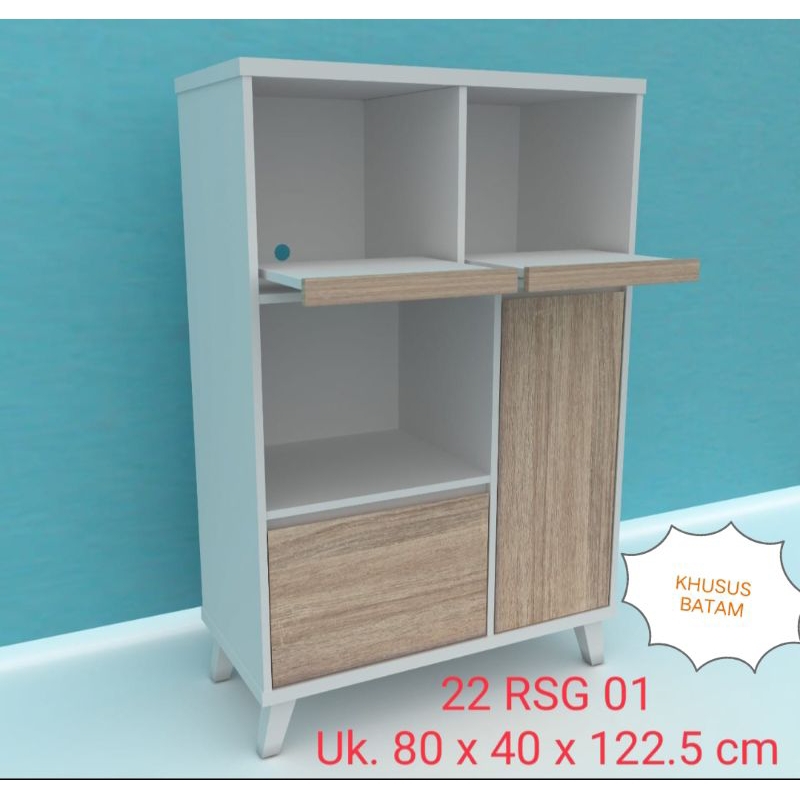 Jual LEMARI KITCHEN / RAK DAPUR SERBAGUNA 22RSG01 SONOMA UKURAN ...