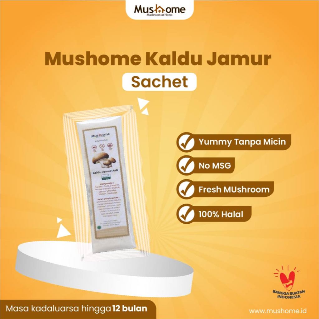 Jual Kaldu Jamur Sachet Shiitake - Mushome - Kaya Serat & Sumber ...