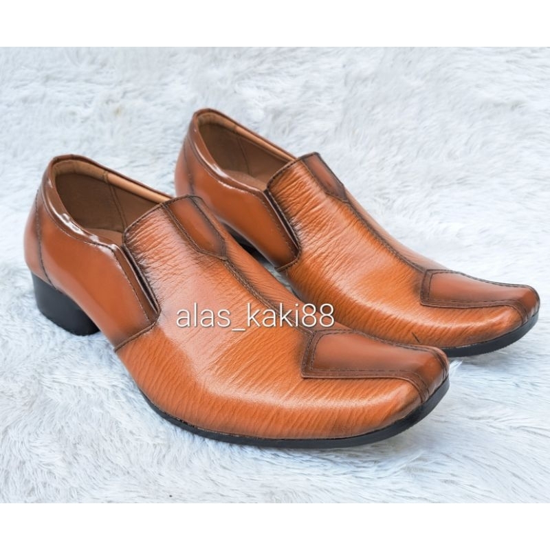 Jual Sepatu Pantofel Pria Asli Kulit Original 6028 | Shopee Indonesia