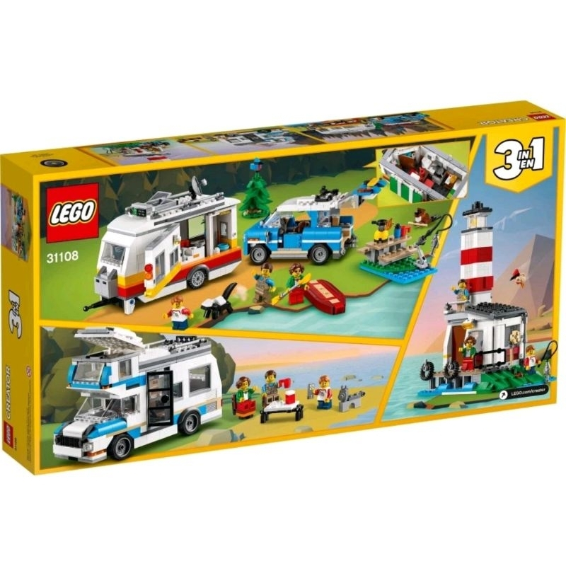 Jual LEGO CREATOR 31108 3 IN 1 CARAVAN FAMILY HOLIDAY / MAINAN ANAK ...