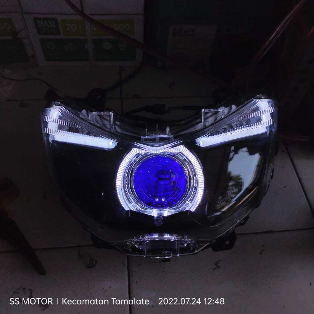 Jual HEADLAMP / LAMPU DEPAN CUSTOM PROJIE BILED VAHID LAMPU DEPAN NMAX ...