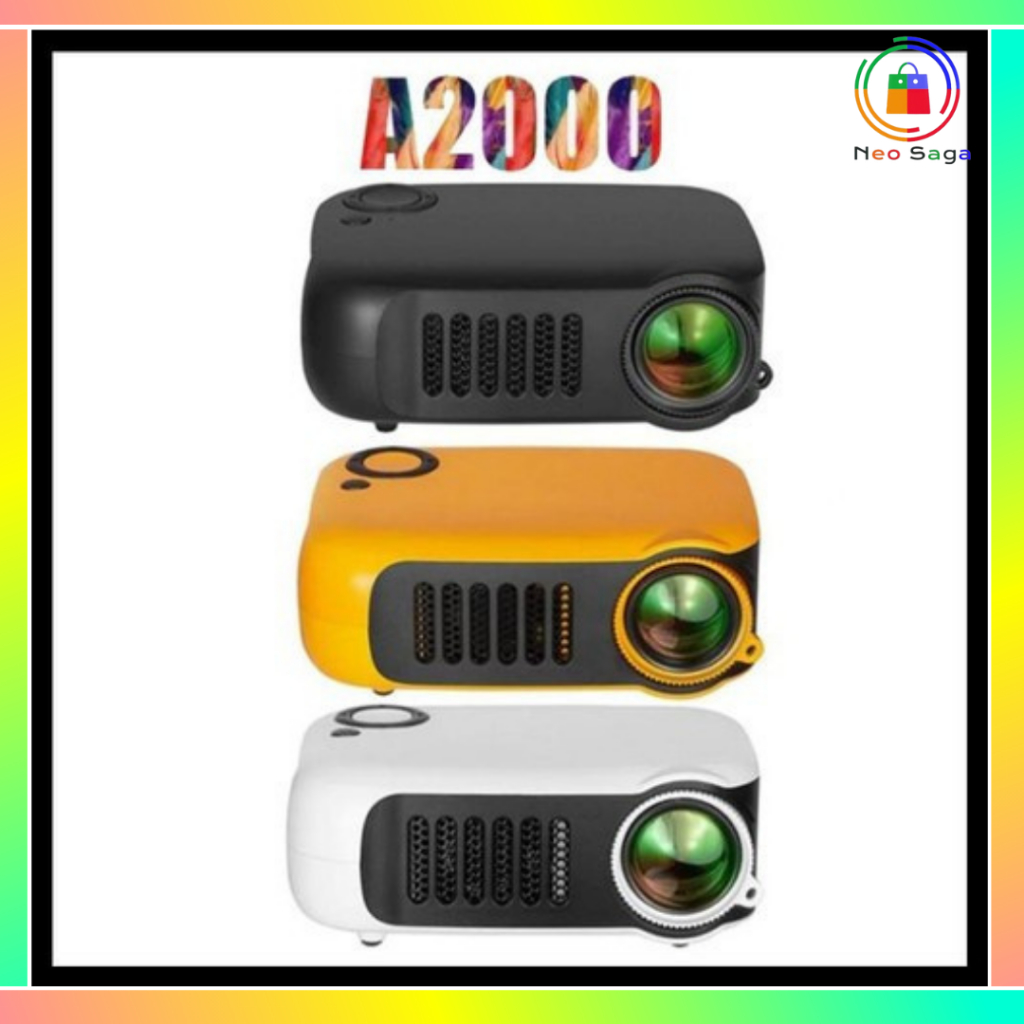 Jual Mini Proyektor A2000 Full HD 1080P Video Projector Portable ...