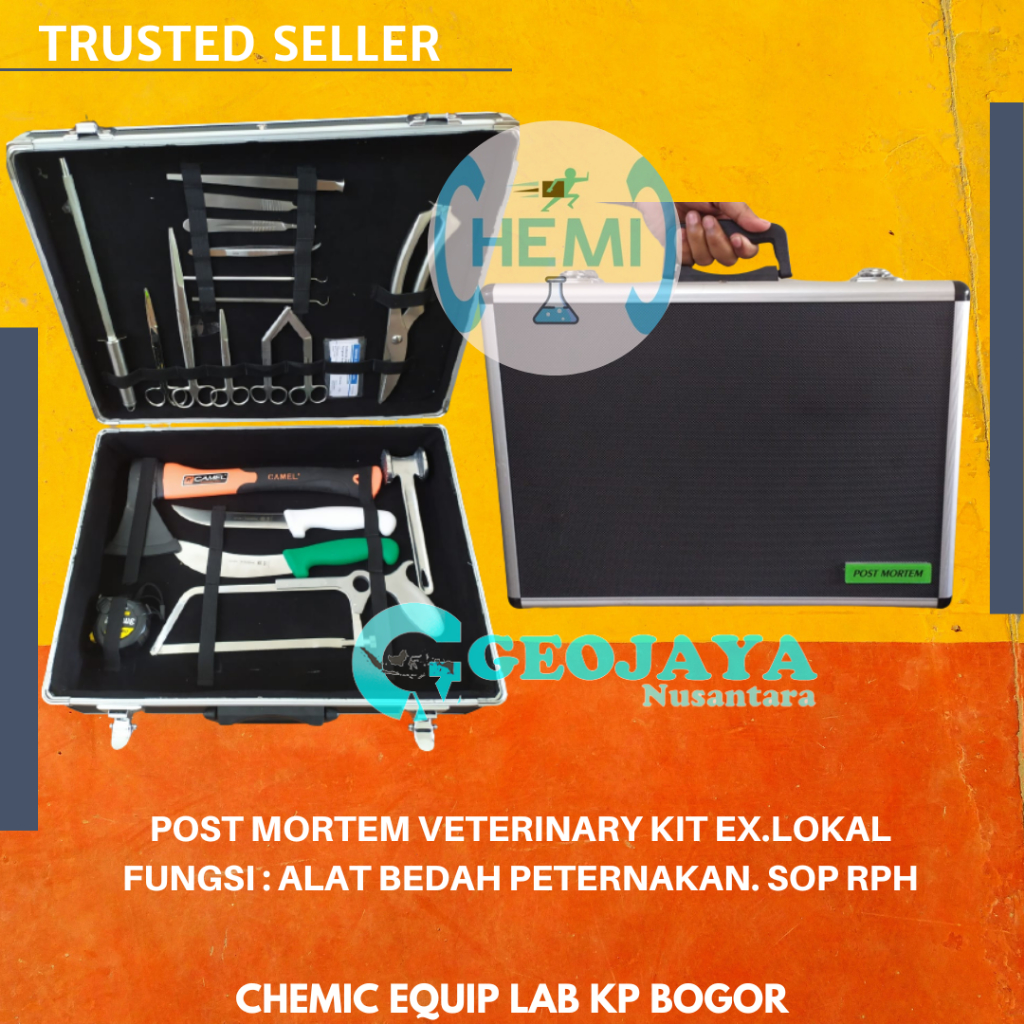 Jual SOP RPH POST MORTEM KIT VETERINARY EX-LOKAL 1 SET, ALAT BEDAH ...