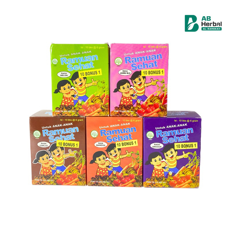 Jual JAMU UNTUK ANAK ANAK RAMUAN SEHAT (1 BOX ISI 10+1) | Shopee Indonesia