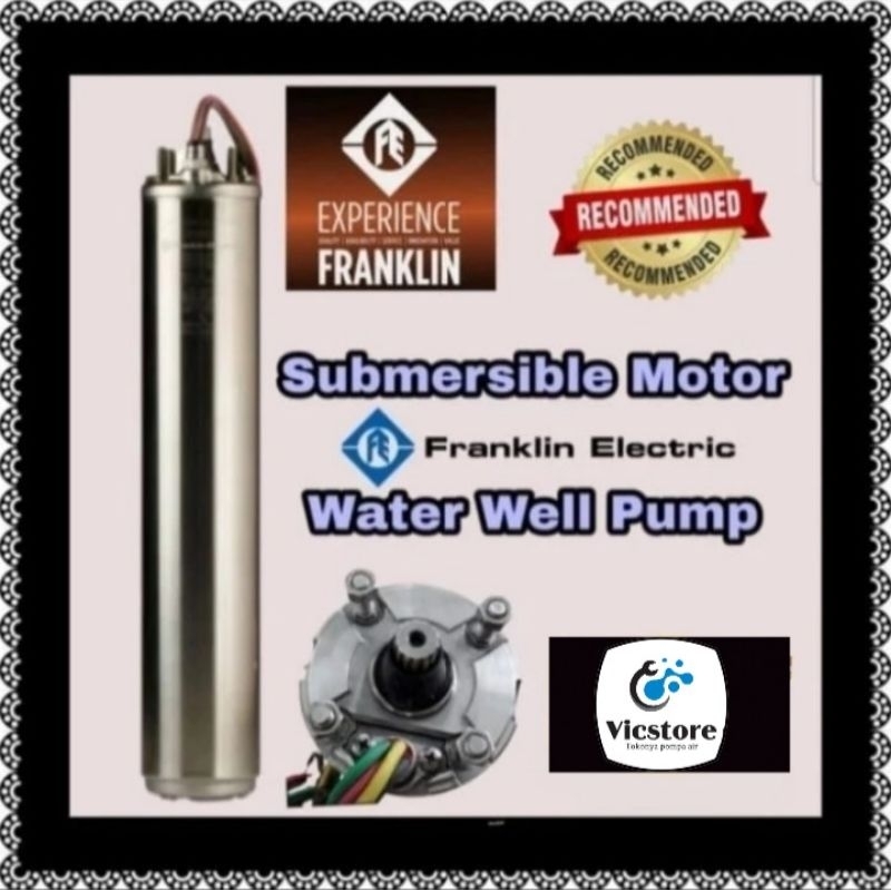 Jual Submersible motor Franklin 4 inch 5 hp 3 phase | Shopee Indonesia