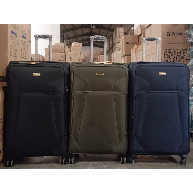 Jual koper president kain kanvas 28 inch instant bandung | Shopee Indonesia