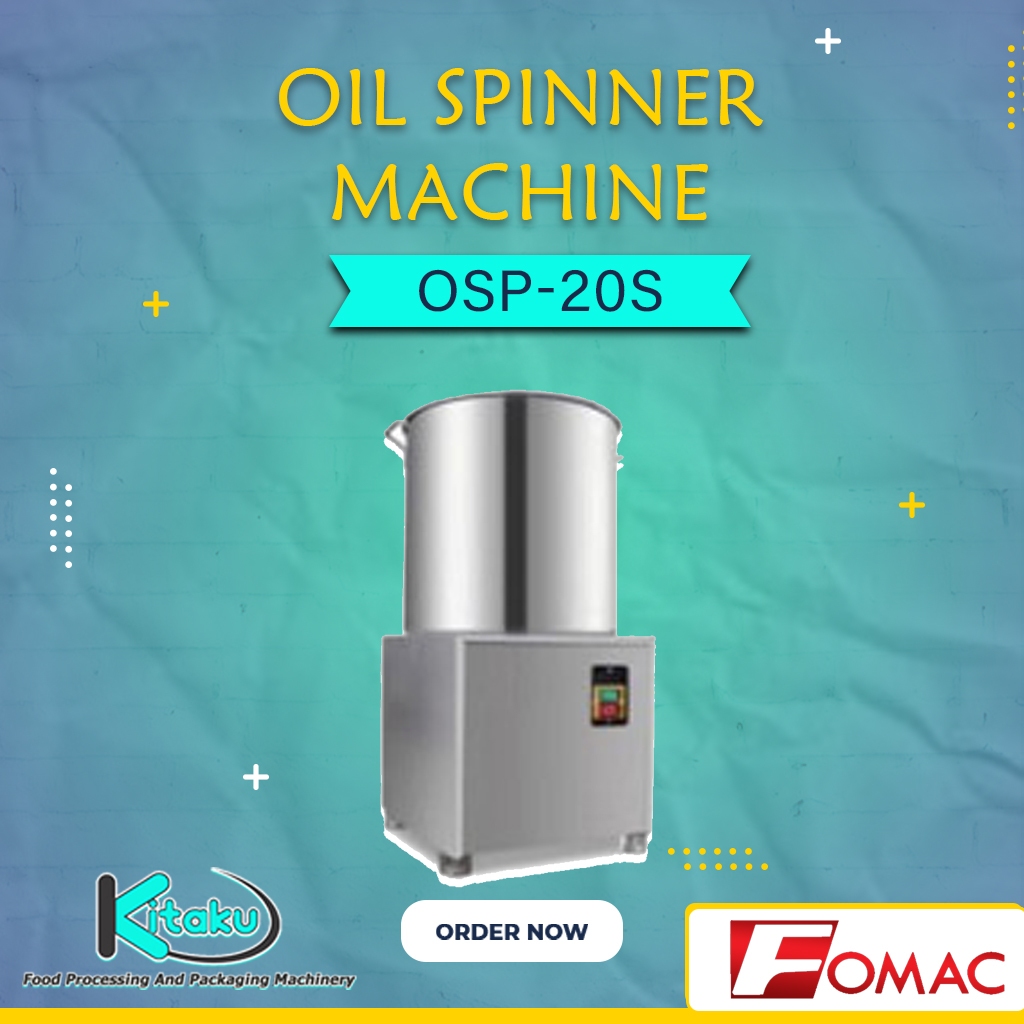 Jual Mesin Pemeras Minyak Makanan OSP-20S Oil Spinner Machine Fomac ...