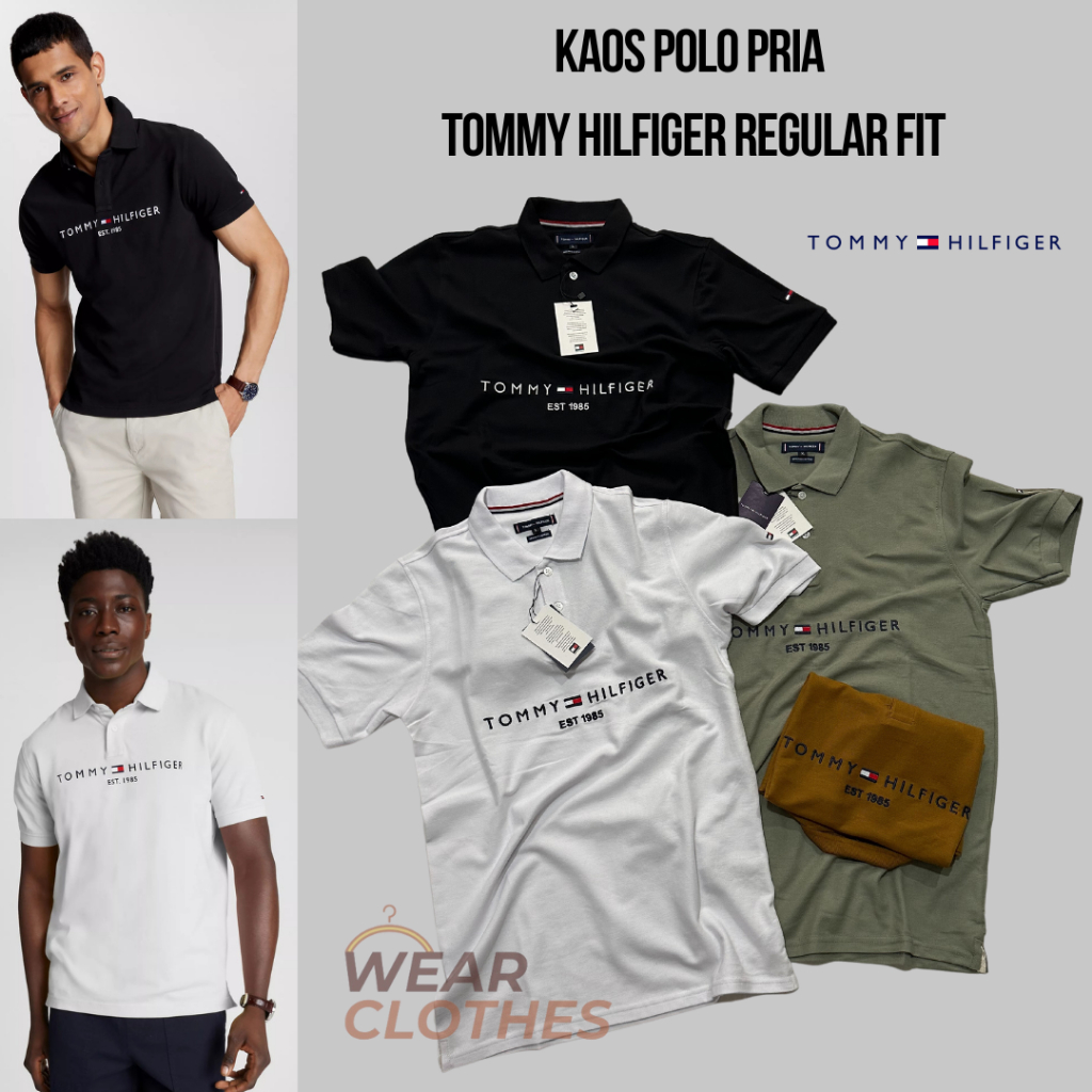 Jual Baju Polo Tommy Hilfiger untuk Pria [Tommy Hilfiger Logo Reguler ...