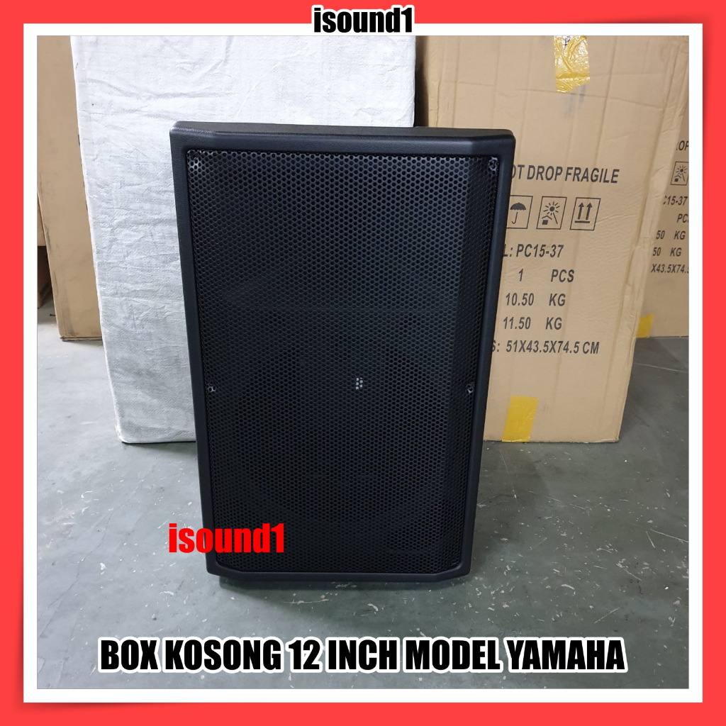 Jual BOX SPEAKER FIBER PLASTIK 12 INCH MODEL YAMAHA IMPORT KOSONG FULL ...