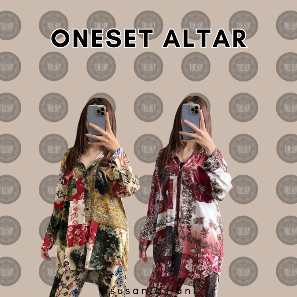 Jual Oneset/ Setelan Blouse and Pants Altar Series Lengan panjang (Ce ...