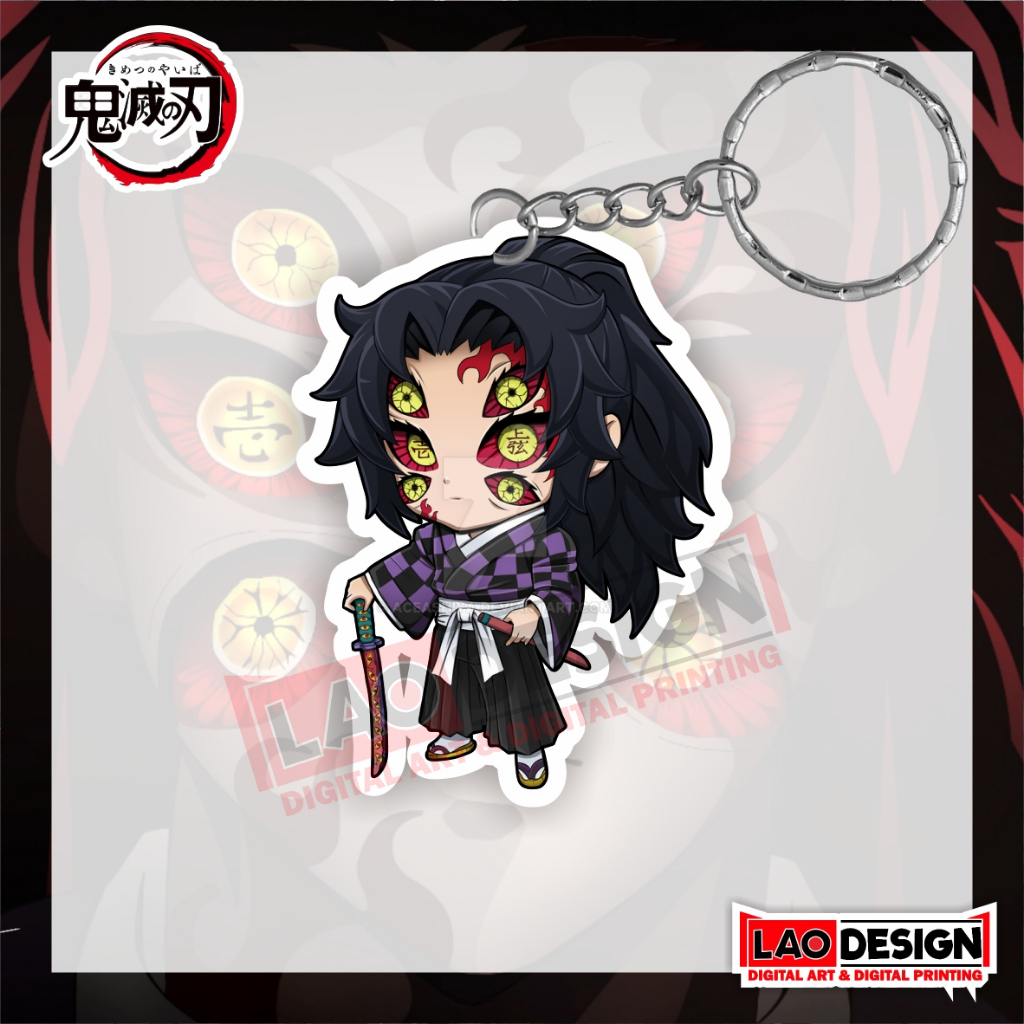 Jual Gantungan Kunci Kokushibo Kimetsu no Yaiba - Gatungan Kunci Demon ...
