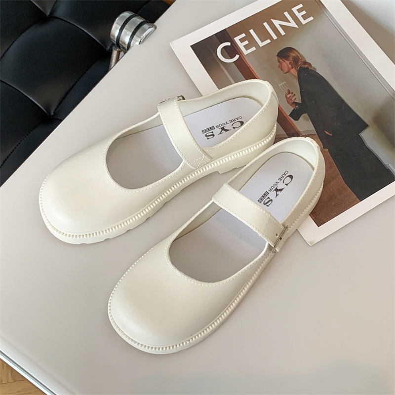 Jual Sepatu Loafers Wanita Korea Sepatu Wedges Pantofel Docmart Cewek ...