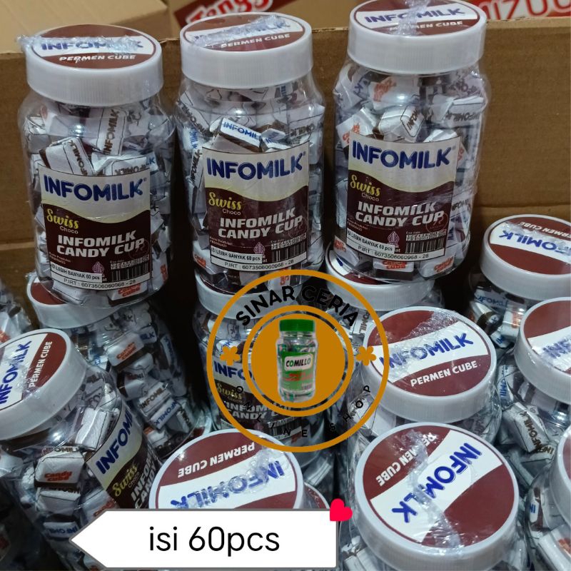 Jual Permen Viral Millo Milo INFOMILK COKLAT Isi 60 Pcs | Shopee Indonesia