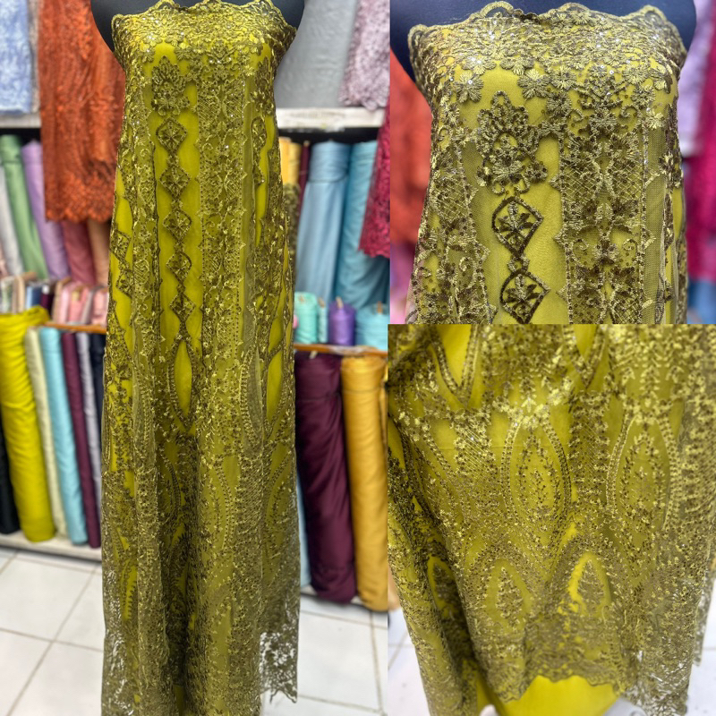 Jual Tile Motif Terbaru Tile Motif Payet Piringan Kebaya Pernikahan ...