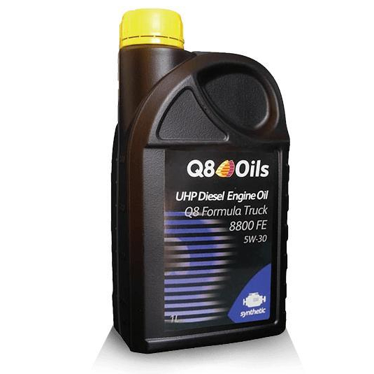 Jual Oli Mobil Diesel Q8 8800 5W-30 Ultra High Perfomance Synthetic Ori ...