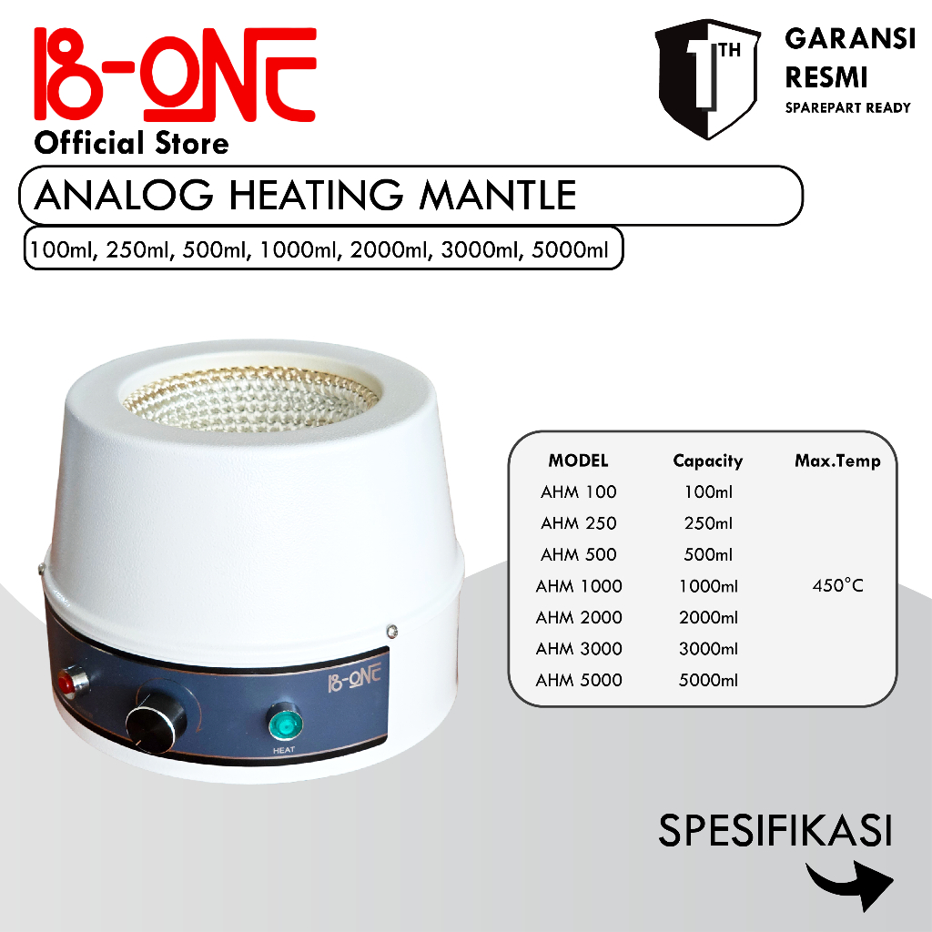 Jual Analog Heating Mantle 5 Liter 5000 ml | Shopee Indonesia