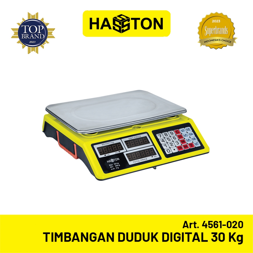 Jual Hasston Timbangan Duduk Digital 30 Kg (4561-020) | Shopee Indonesia