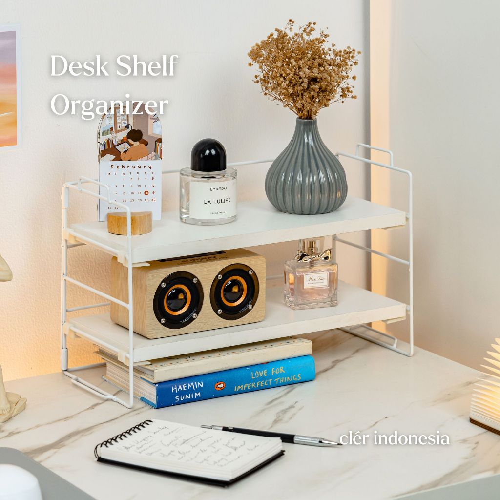 Jual Clér Desk Shelf / Penata Barang Meja Kerja Meja Belajar Rak Buku ...