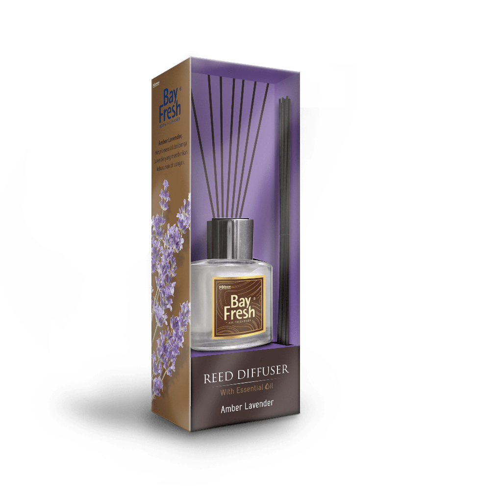 Jual Bayfresh Reed Diffuser Air Freshener Amber Lavender Regular 30 ml ...