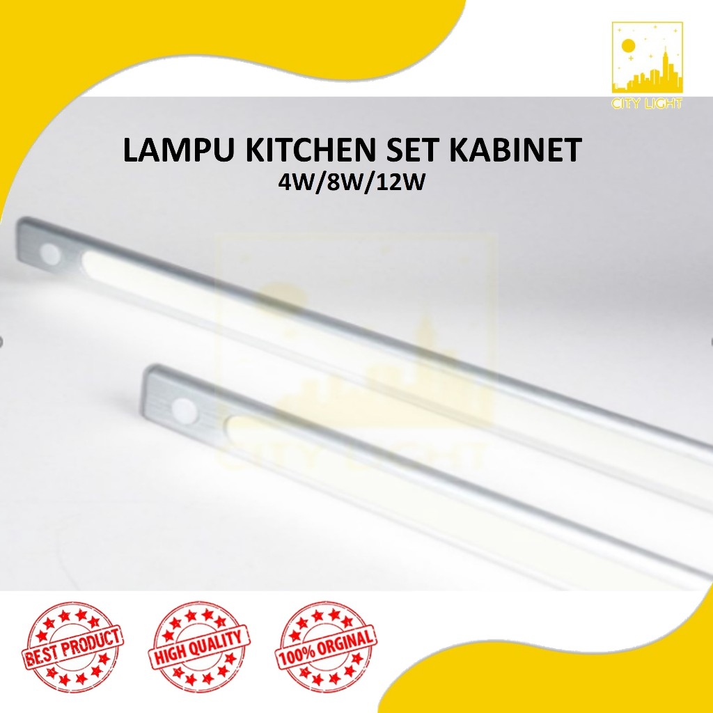 Jual Lampu Kitchen Set LED 4Watt/8Watt/12Watt Lampu Kabinet | Shopee ...
