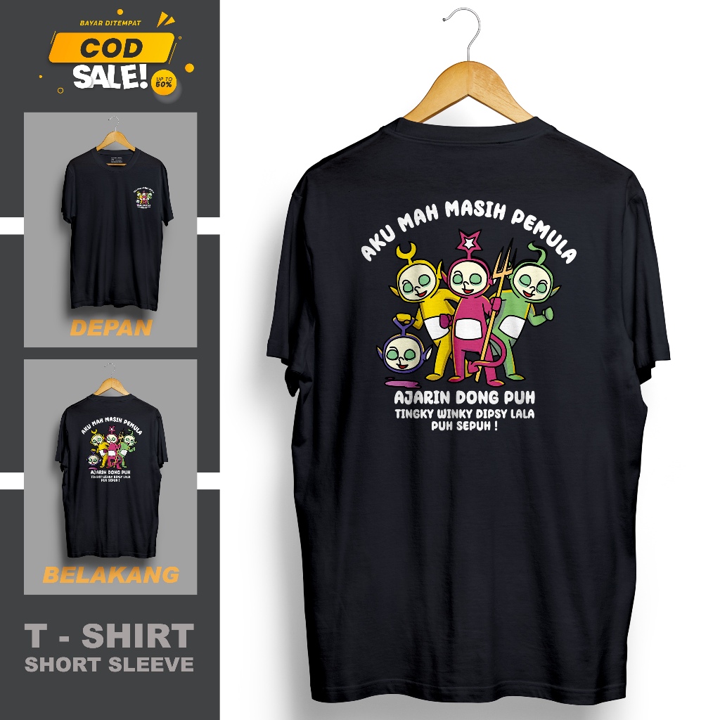 Jual KAOS KATA KATA AKU MAH MASIH PEMULA AJARIN DONG PUH SEPUH DEPAN BELAKANG VIRAL TERBARU ...