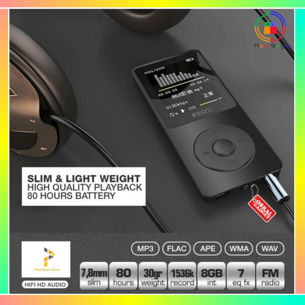 Jual Digital Audio X02 MP3 MP4 High Quality SQ Lossless Video Player ...