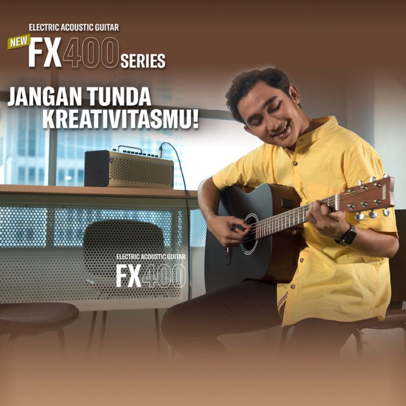 Jual Gitar Yamaha fx 400 akustik elektrik | Shopee Indonesia