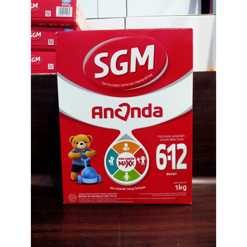 Jual SGM ananda 2 (6-12 bulan ) Formula Bayi Bubuk 1000gr | Shopee ...