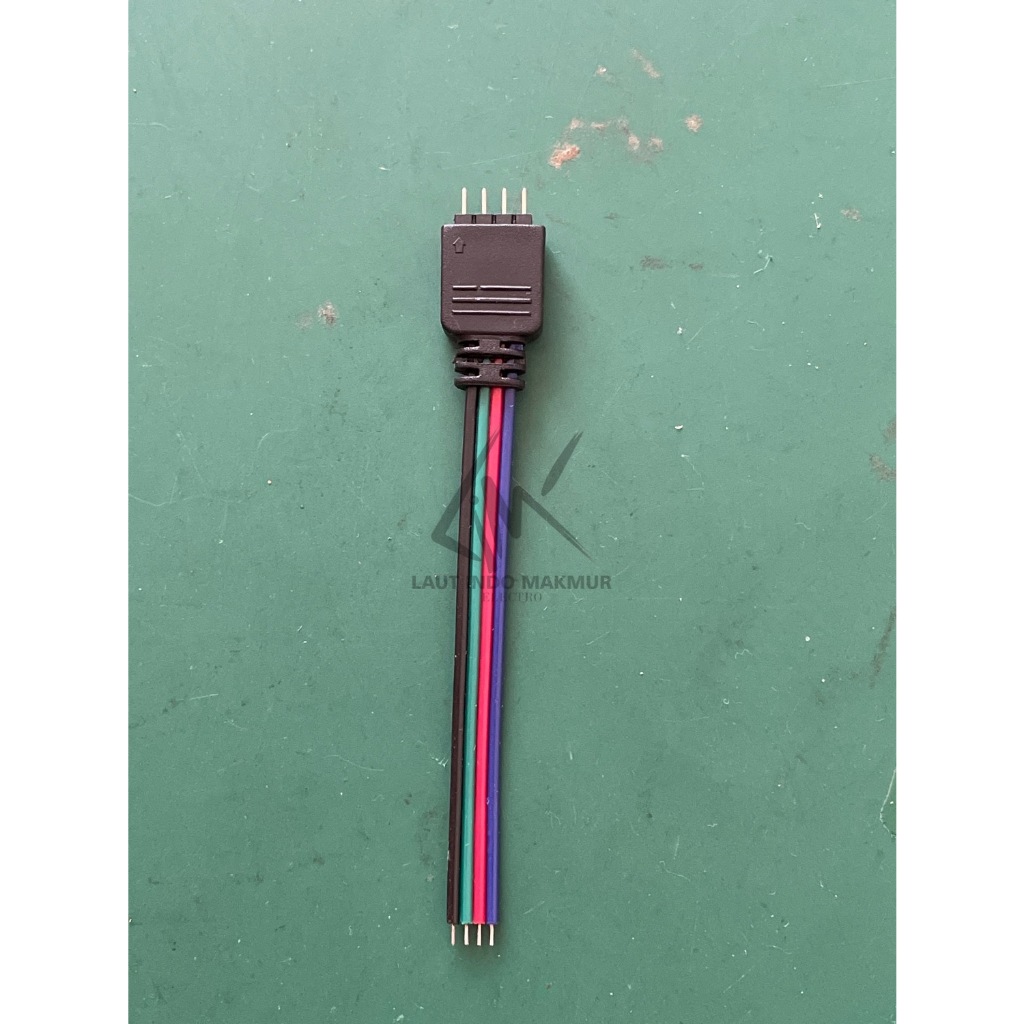 Jual 1 BUAH KABEL RGB 4 PIN LED STRIP KONEKTOR RGB 4PIN KABEL RGB 4 ...