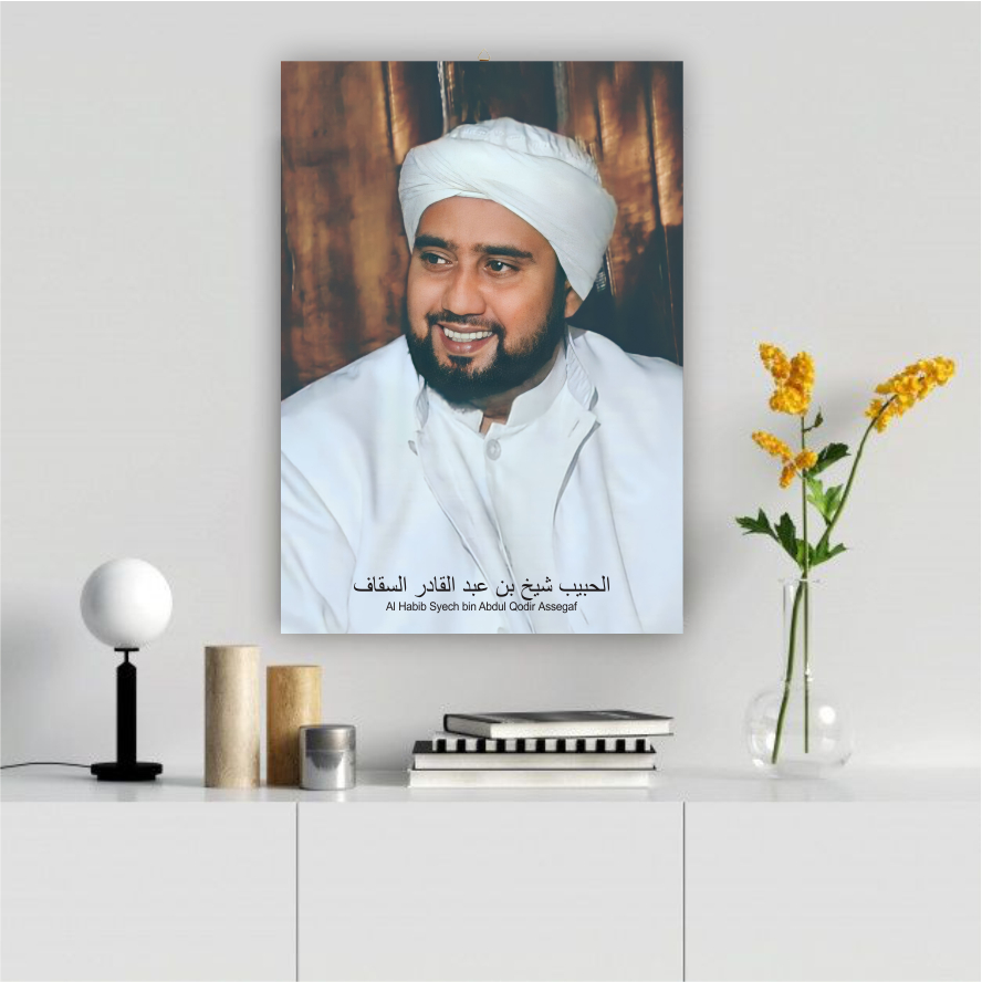 Jual Photo + Bingkai Habib Syech bin Abdul Qodir Assegaf / Poster Ulama & Habaib 20x29 Poster ...