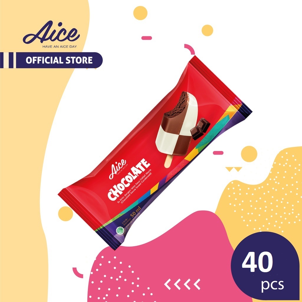 Jual AICE 2 COLOURS CHOCOLATE STICK | Shopee Indonesia