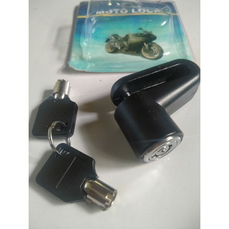 Jual gembok cakram motor anti maling moto lock | Shopee Indonesia