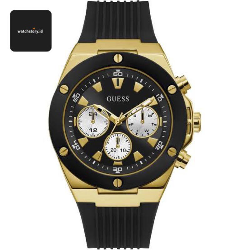 Jual Jam Tangan Pria Guess GW0057G1 Poseidon | Shopee Indonesia