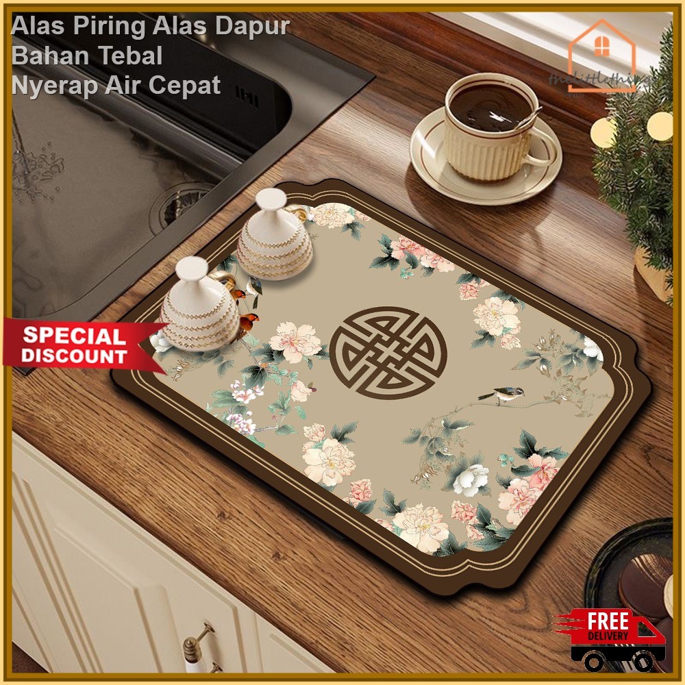 Jual The Little Things Alas Tatakan Dapur / Alas Pengering Piring ...