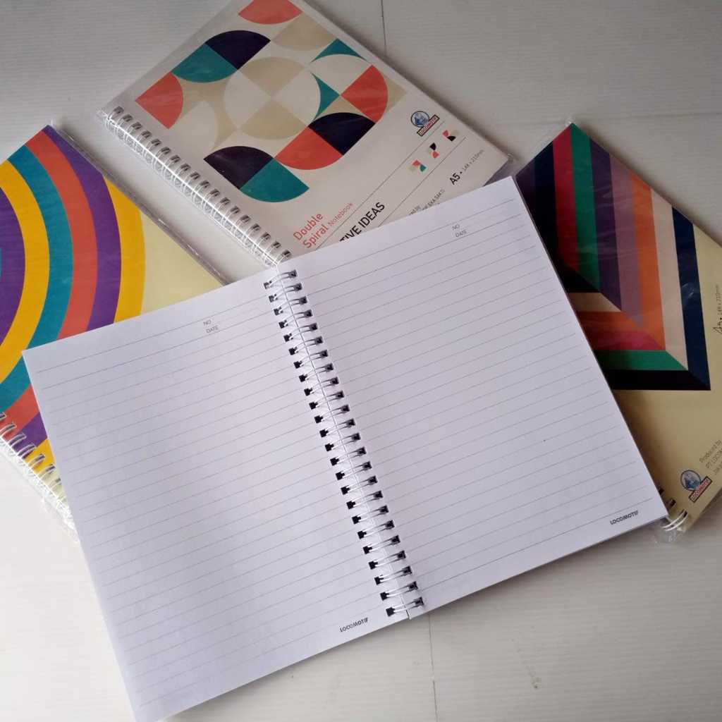 Jual BLOK NOTE SPIRAL A5 LOCOMOTIF | Shopee Indonesia